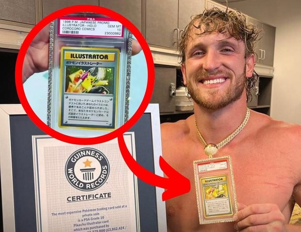 Logan Paul May Sell His $5.3M Pikachu Illustrator Card