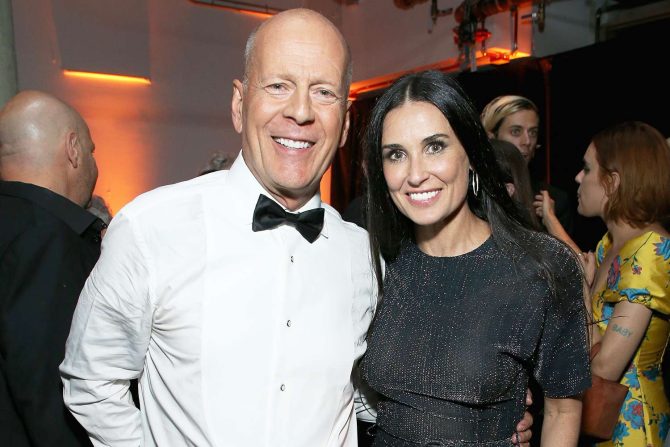 Demi Moore Honors Bruce Willis at Emotional FTD Gala